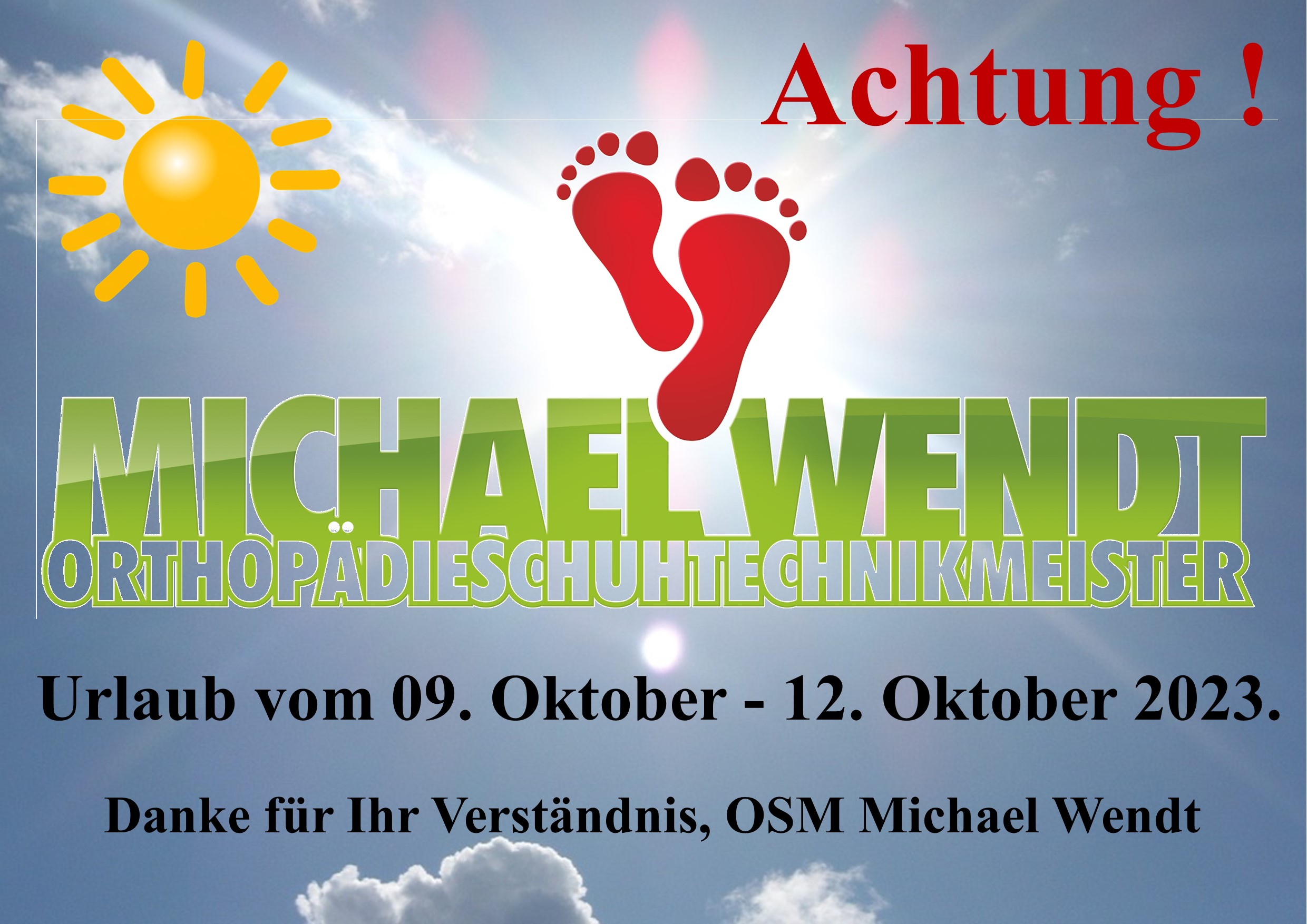 Aktuelles - Michael Wendt Orthopädieschuhtechnikmeister
